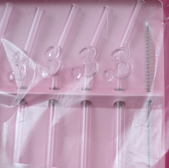 Zara | Dining | Zara X Barbie The Movie Straw Set Of 6 | Poshmark